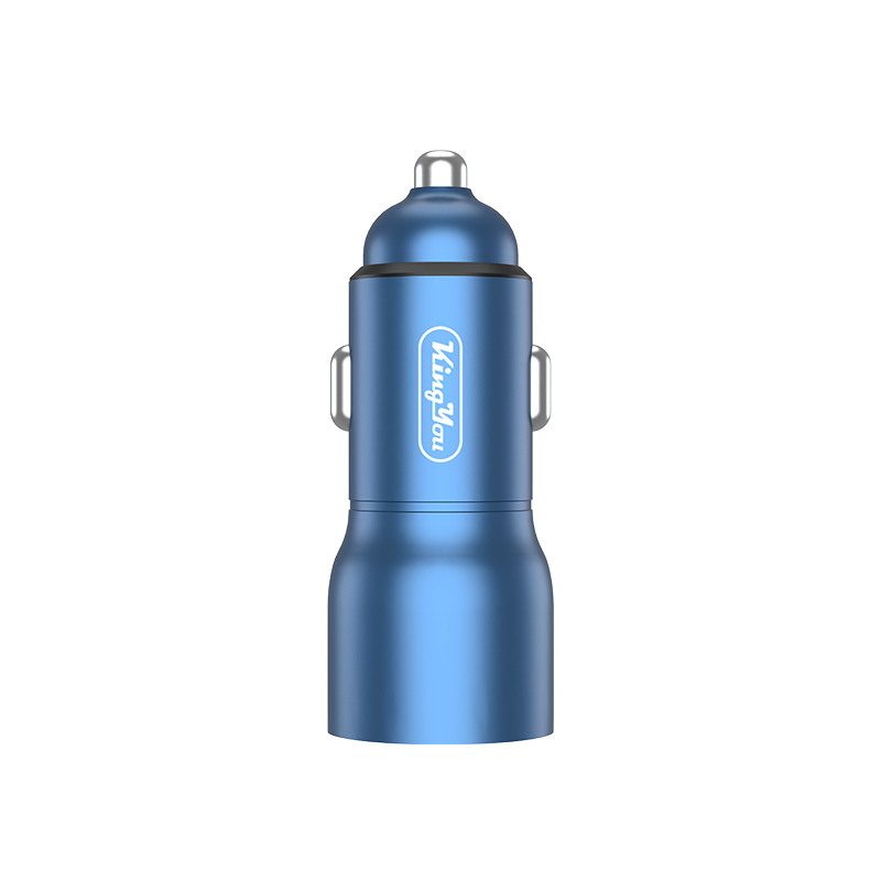 KINGYOU KC-50 Quick PD30W USB22.5W Aluminum-Alloy Dual Output Car Charger